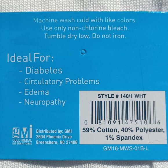 Gold Medal | Accessories | Gold Medal Wellness Diabetes Socks L | Poshmark